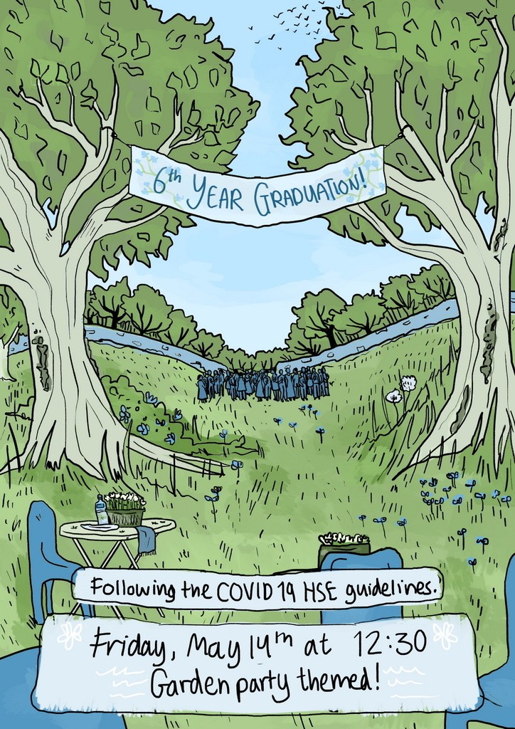 6th Year Graduation reimagined as an outdoor Garden Party | News ...